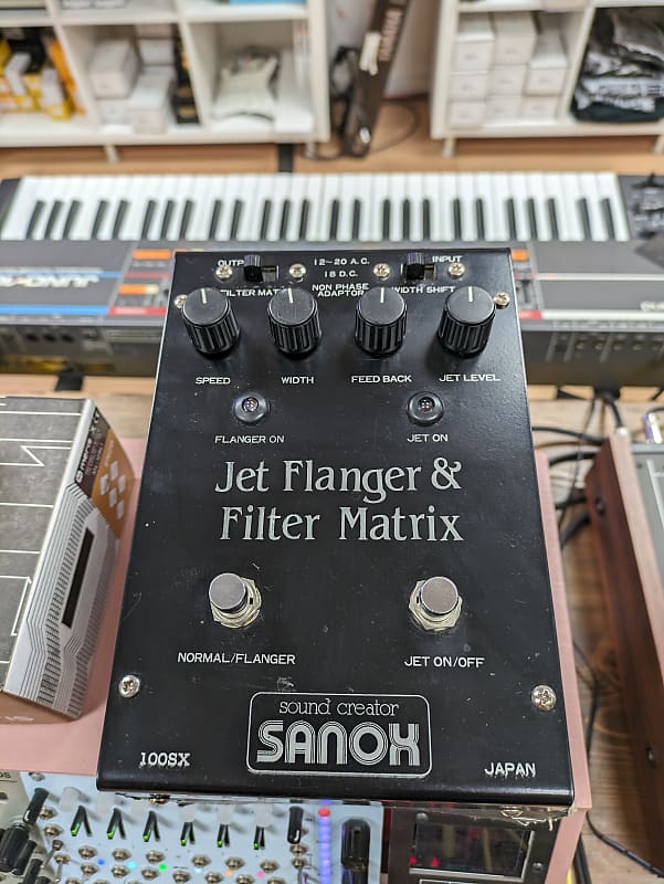 Sanox Jet Flanger & Filter Matrix 100SX 1980s RARE | Reverb