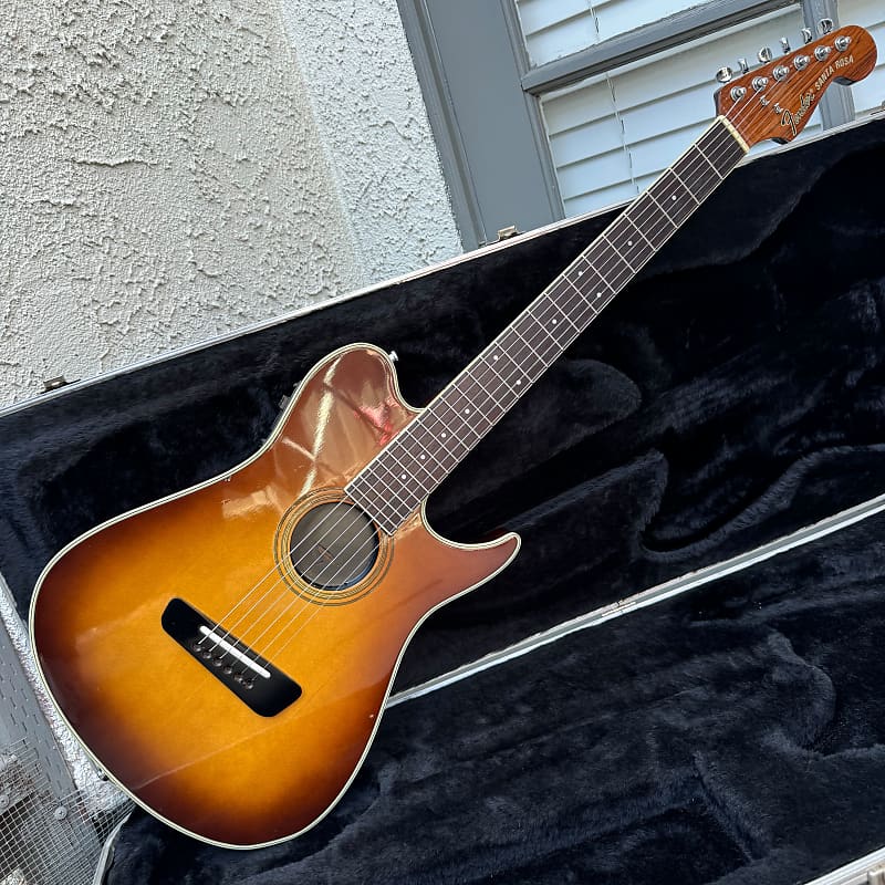 1989 MIJ Fender Santa Rosa Acoustic - Electric Guitar | Reverb