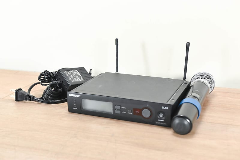 Shure SLX24/BETA87A Handheld Wireless System - 470-494MHz | Reverb
