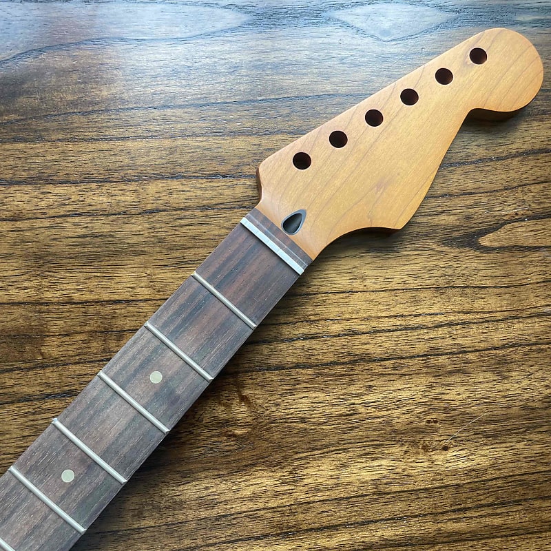 Roasted Maple Strat Neck fits fender Stratocaster body 22 | Reverb