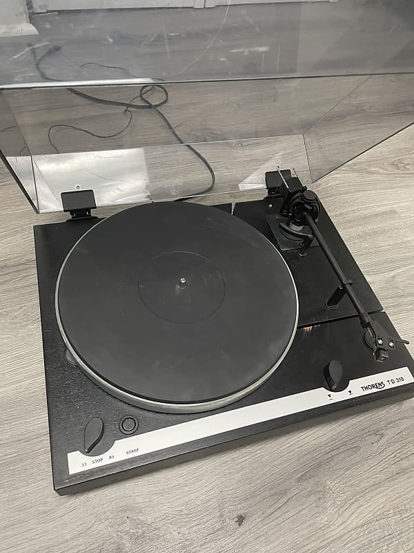 Thorens TD 318 - Belt drive manual turntable auto start/stop | Reverb