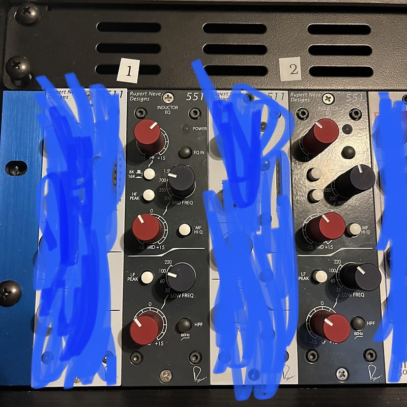 PAIR Rupert Neve Designs 551 500 Series Inductor EQ Module | Reverb