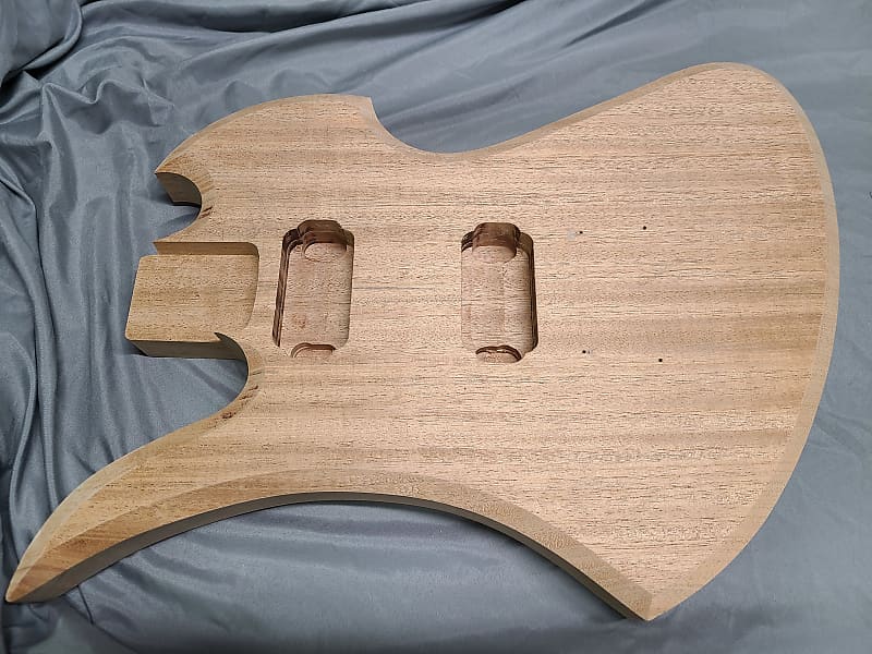 Left-handed Luthier DIY Mockingbird Project Guitar Body | Reverb