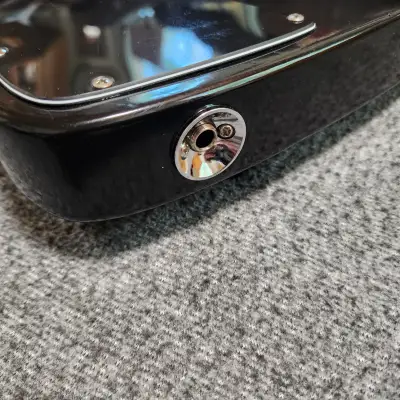 C Stroh Custom Handbuilt "P-bird" Style Bass 2022 Nitro Black | Reverb