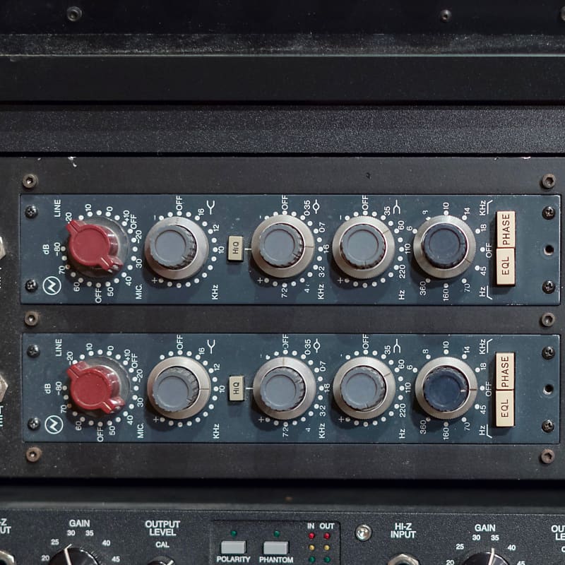 Vintage Neve 1084 Preamp and EQ Modules (racked pair) | Reverb