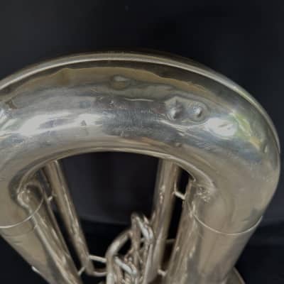 Yamaha - YBB - 202MSWC Marching tuba - Silver | Reverb