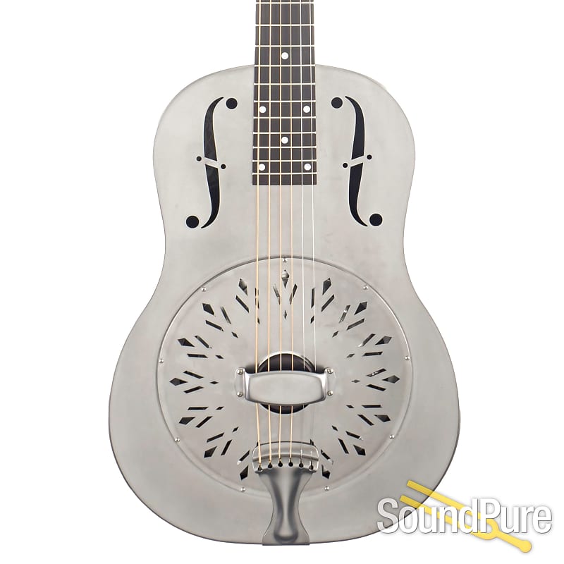 National Resophonic Raw 12 Fret Steel Resonator #25261 | Reverb