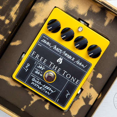 Free The Tone QA-2 Quad Arrow Distortion Yellow | Reverb