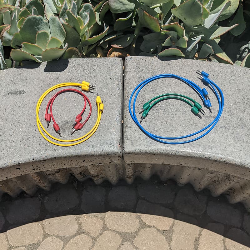 8 x Tiptop Audio Stackcable 3.5mm TS Stackable Shielded Patch | Reverb