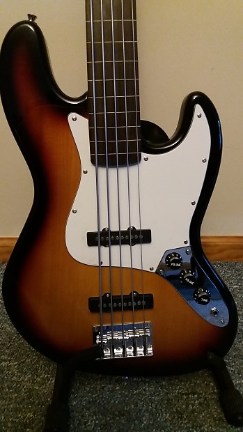 SX 5 String Bass 3 Tone Sunburst | Reverb