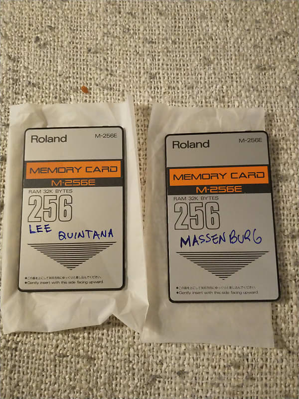 Lee Quintana & Massenburg Reverb Roland R880 Cards | Reverb