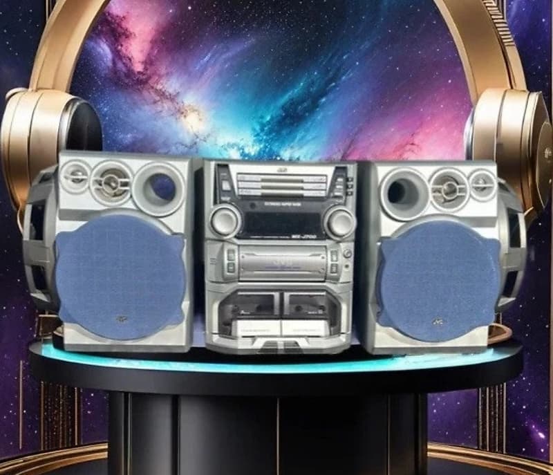 JVC MX-J700 Compact Stereo System, Rotating Panel, Woofers 3 | Reverb