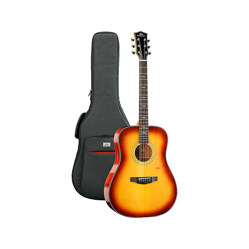 KEPMA GUITARS - F1 DREADNOUGHT CHERRY BURST - Guitare | Reverb UK