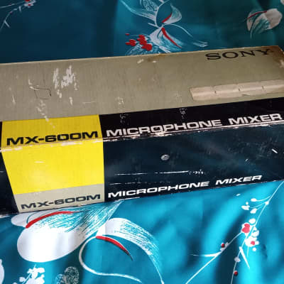 Sony MX-600m Vintage three channel mic mixer | Reverb