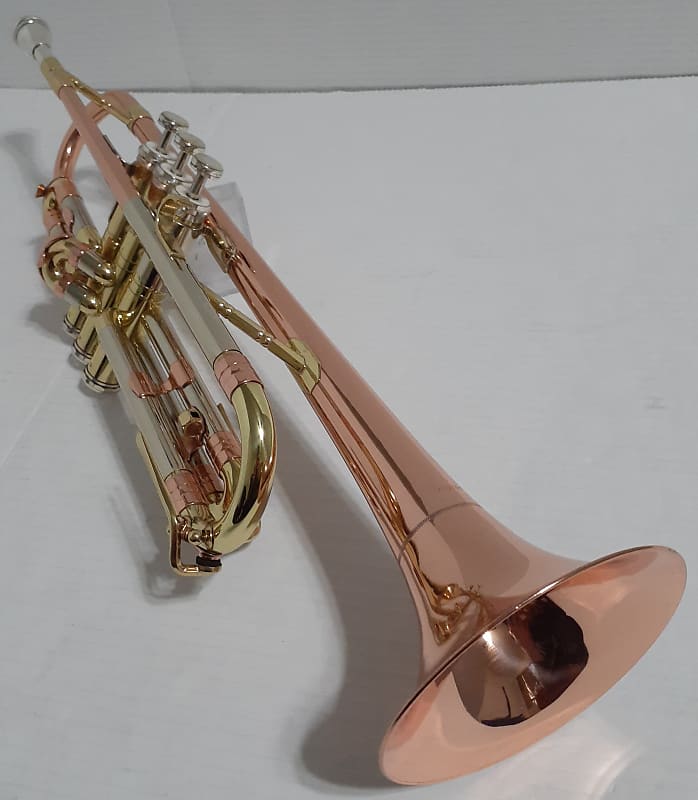 Getzen SUPER DELUXE TRUMPET -Copra -COPPER-BELL Case MPc & | Reverb