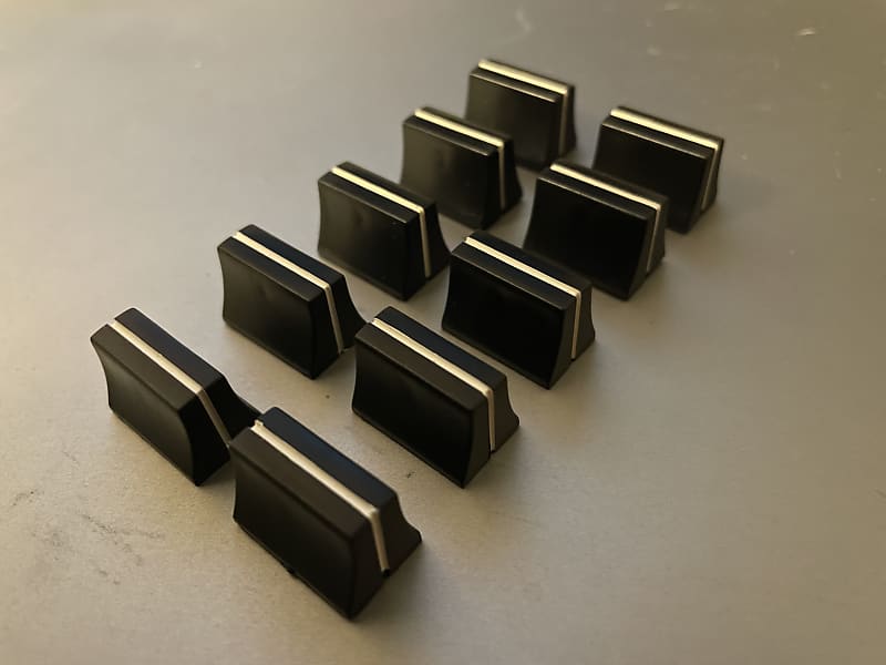 10x Black Slide Potentiometer Mixer Fader | Reverb