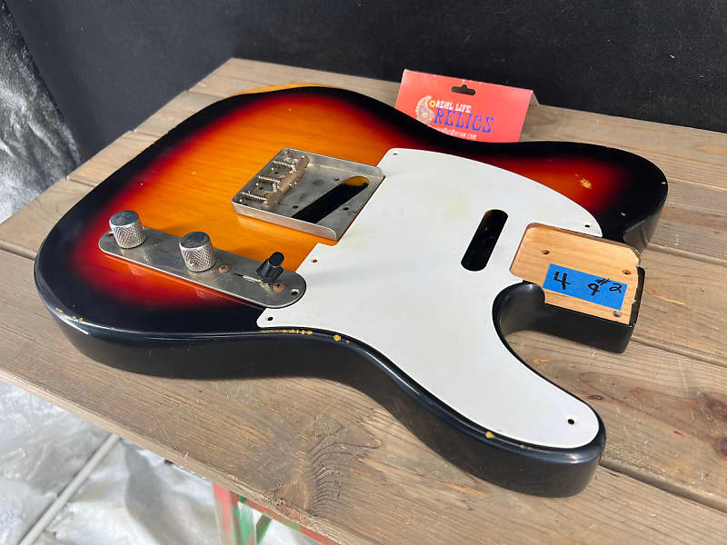 Real Life Relics Nitro Tele® Telecaster® Body Aged 3 Tone | Reverb