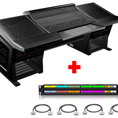 SSL Matrix 2 | 16 Channel Mixing Console with Angled Sterling | Reverb