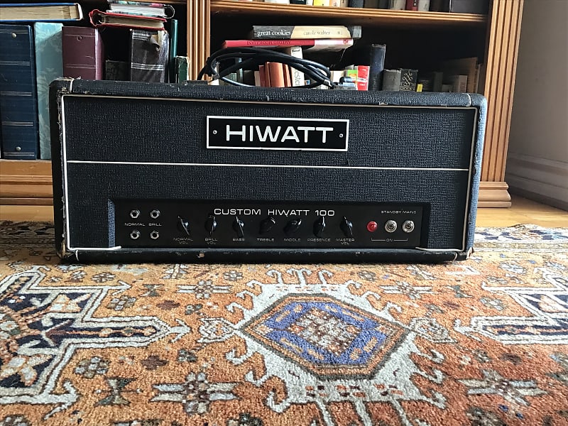 Vintage 1974 Hiwatt Custom 100 DR 103 guitar tube amp | Reverb