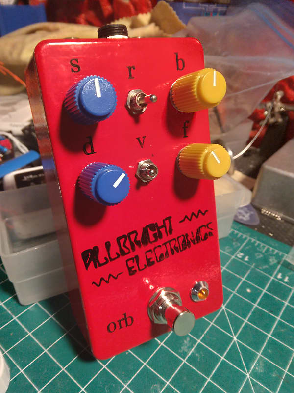 DIY Grand Orbiter phaser clone 2022 - Red | Reverb