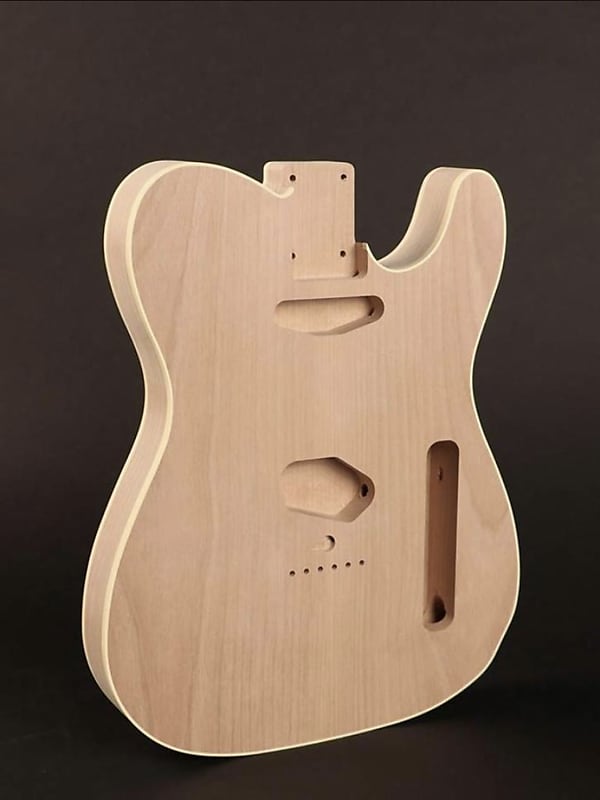 double bound telecaster custom body 2023 - Unfinished | Reverb