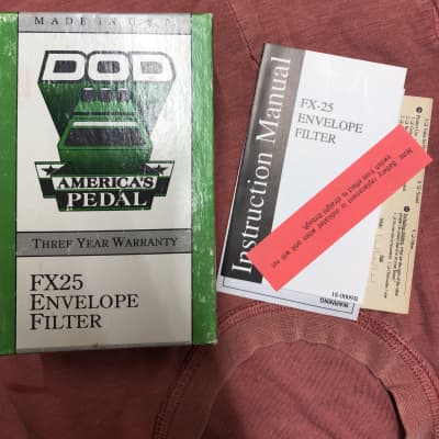 DOD FX 25 Envelope Filter & FX96 Echo pedal 80's | Reverb