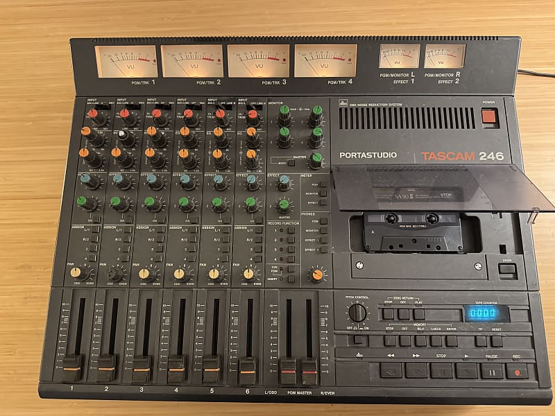 TASCAM Portastudio 246 4-Track Cassette Recorder 1980s - | Reverb