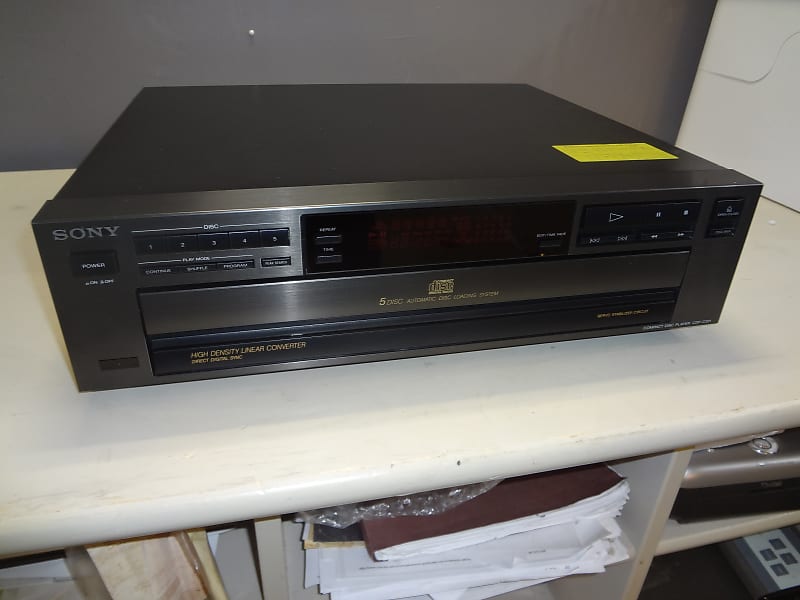 Sony CDP-C321 5 Disc CD Changer - Mint in Box - Must See | Reverb
