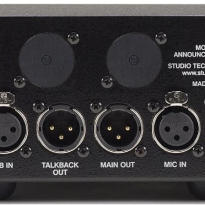 Studio Technologies MODEL-210 Announcer's Console, XLR Inputs | Reverb