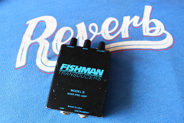 Fishman Transducers Model B, Acoustic Pre-Amp, Treble & Bass | Reverb