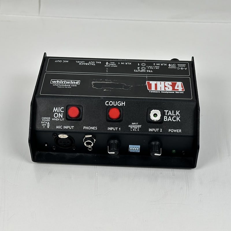Whirlwind THS 4 Talkback Headphone Box DJ Sports Announcer | Reverb