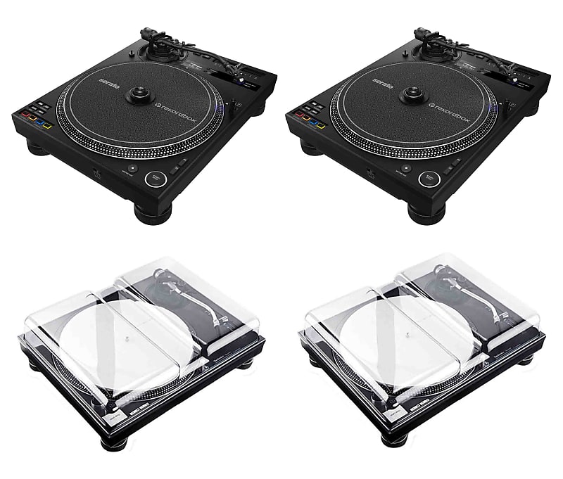 Pioneer DJ PLX-CRSS12 Hybrid Turntable Package with Decksaver | Reverb