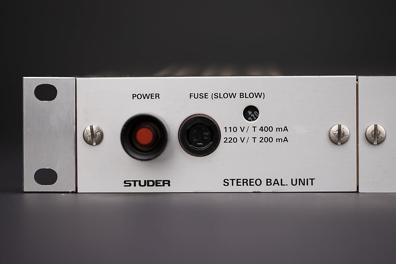 Studer Stereo Balancing Unit model 1.918.101 for use with 169 | Reverb