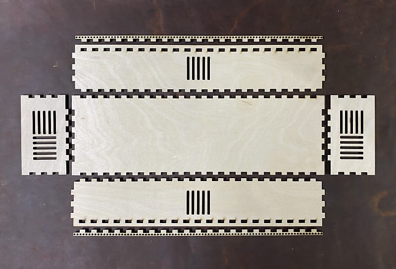 DIY Laser Cut 84HP Eurorack Case Kit 2022 Natural Birch | Reverb