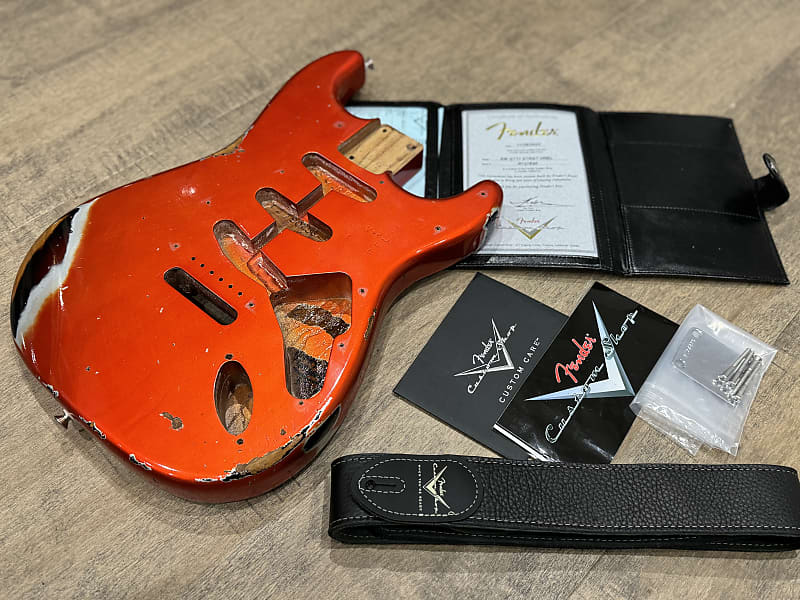 2022 Fender Custom Shop HEAVY RELIC Stratocaster Body Candy | Reverb