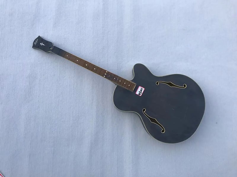 Single Cut Custom Hollow 4 String Jazz Bass Body with Maple | Reverb