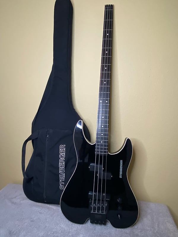 Rare Steinberger XM3 1990 - Lined Fretless, Black | Reverb