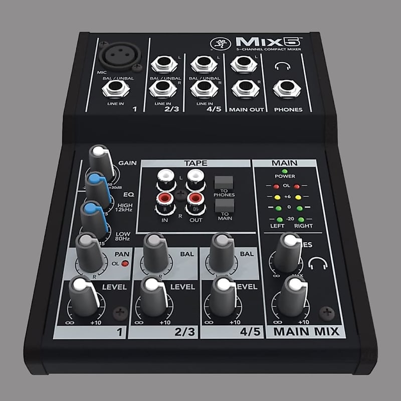 Mix5 5-Channel Compact Mixer | Reverb