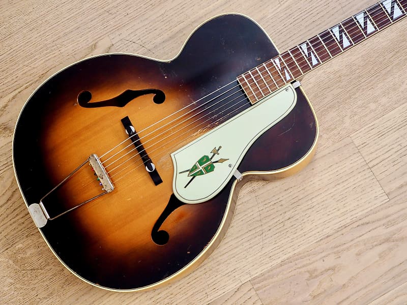 1950s Silvertone Model 670 Vintage Kay-Made USA Archtop | Reverb UK