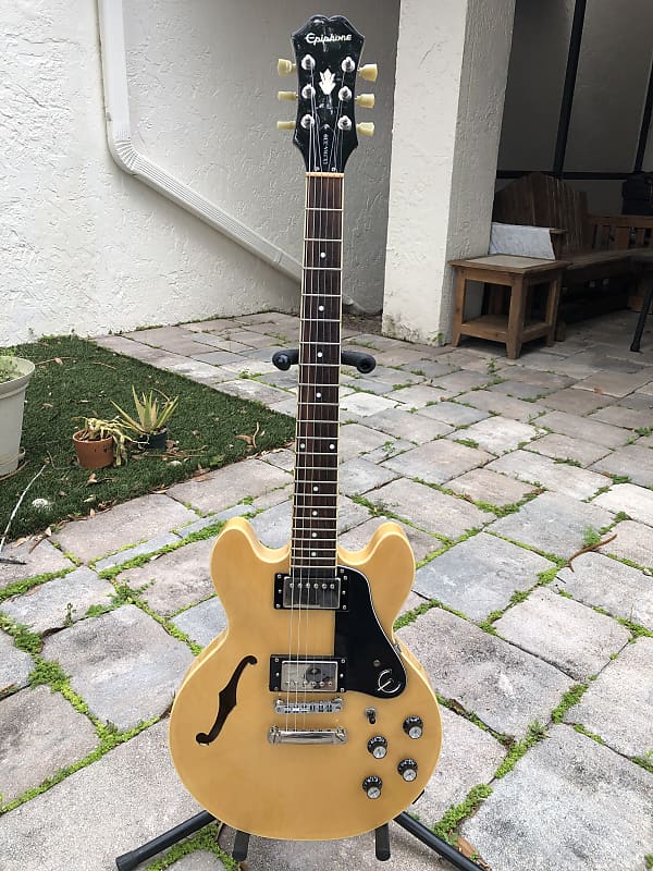 Epiphone Dot Ultra 339 2011 Blonde | Reverb