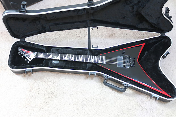 Jackson RR24 Black w/ Red Bevels | Reverb