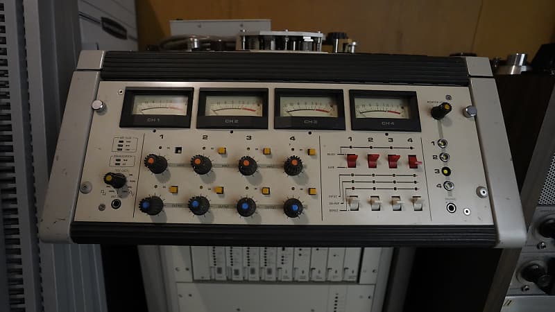 Otari MTR-10 4 Track 1/2" Reel To Reel with CB-111 Remote | Reverb