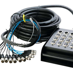 On-Stage SNK12450 12x4 Channel XLR Stage Snake - 50' | Reverb UK
