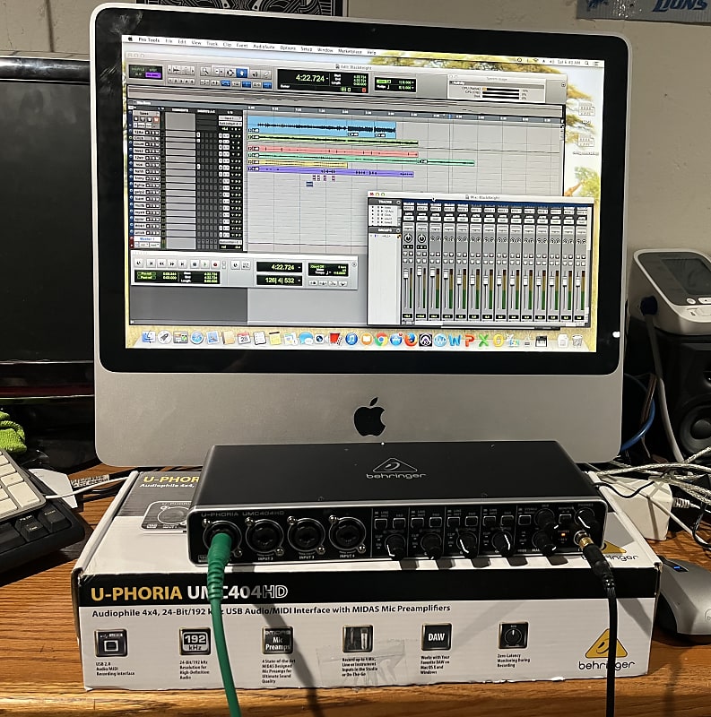 Pro Tools 10HD / IMAC A1224 / Behringer UMC404 HD | Reverb