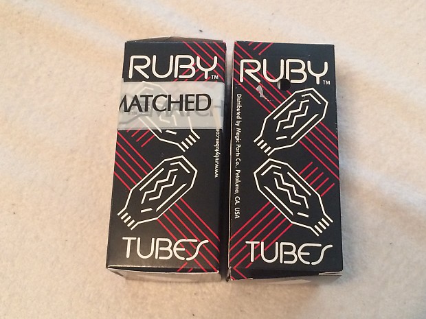 JJ/Ruby 6L6GC-CZ Matched Pair - New | Reverb