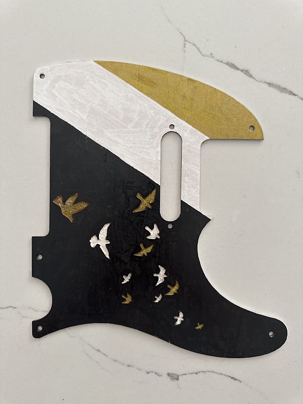 Custom Telecaster 5 Hole Pickguard - Custom Painted | Reverb