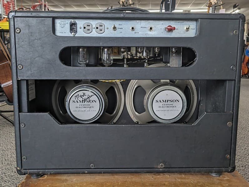 Sampson Signed and Labeled Matchless 2X12" Combo Amplifier - | Reverb