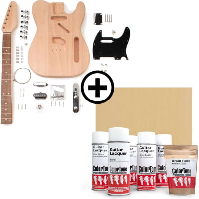 StewMac T-Style Tele DIY Build Your Own Electric Guitar Kit + | Reverb