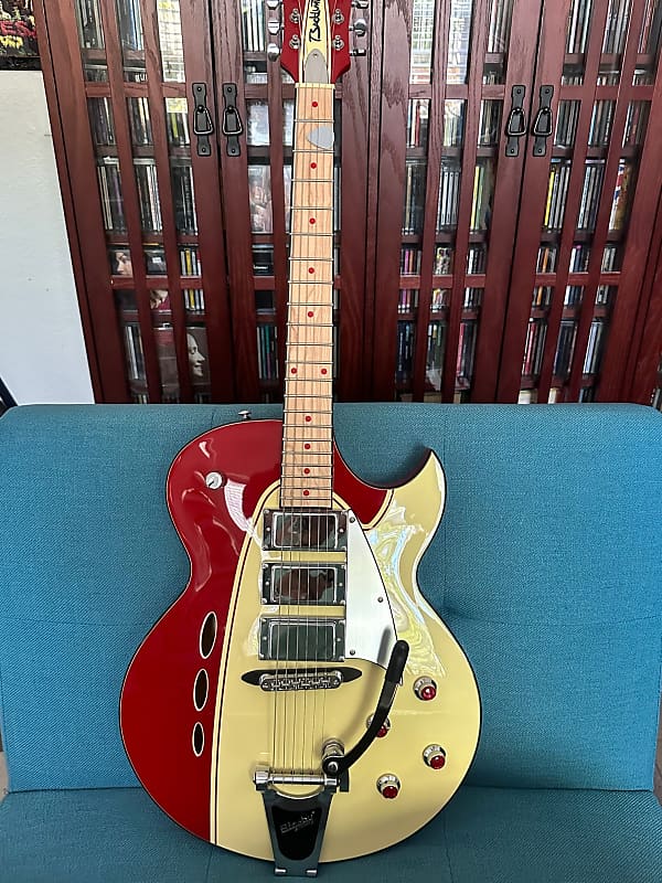 MINT! Backlund Rockerbox DLX with Bigsby, Maple Fretboard | Reverb