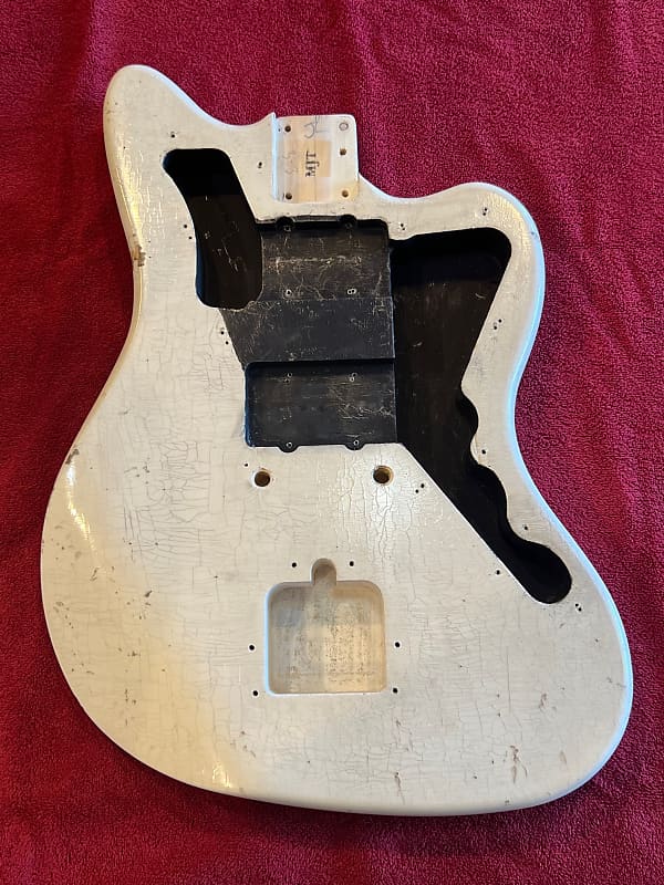 MJT Jazzmaster Body (3lbs) Olypmic White (Nitro) | Reverb